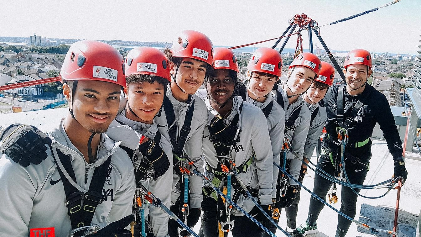 Academy column: Exam results and U18s take on Anfield Abseil - Liverpool FC